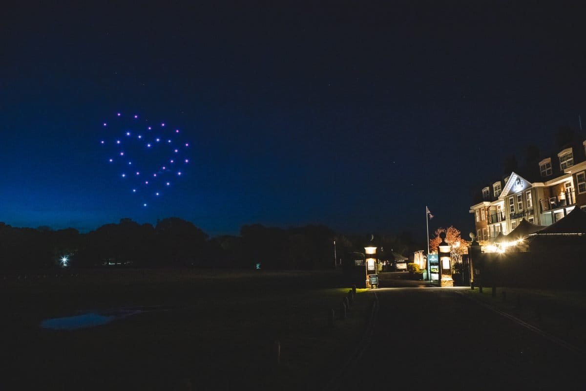 The Eco-Friendly Magic of Wedding Drone Shows - FlightShows
